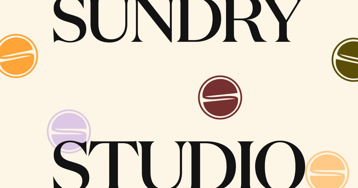 Sundry Studio — Branding & Design Studio